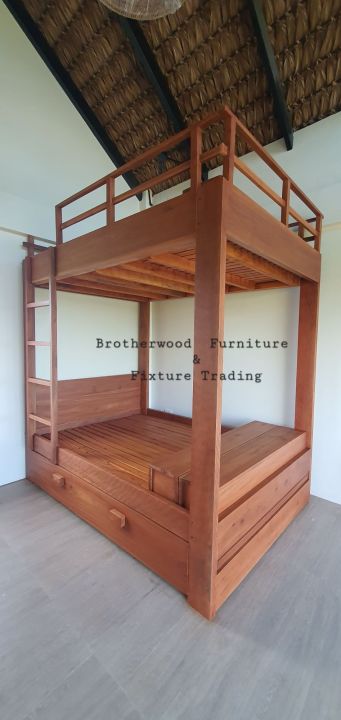 Solid Wood Double Deck | Lazada PH