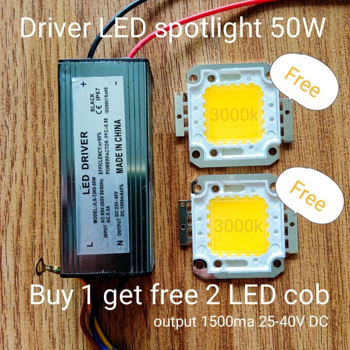 Driver LED 24-40V DC 1500ma 50W DIY Fix repair | Lazada.co.th