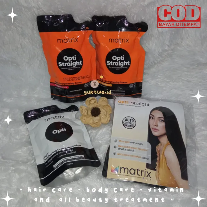 Mini Matrix Opti Straight 125ml Matrix Smoothing Resistant Normal Obat ...