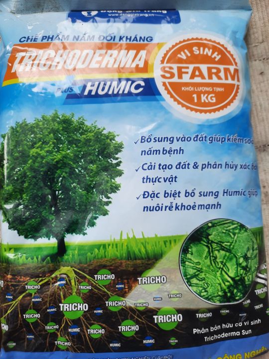 chế phẩm mấm đối kháng ~ TRICHODERMA ( humic) sfarm gói 1kg | Lazada.vn
