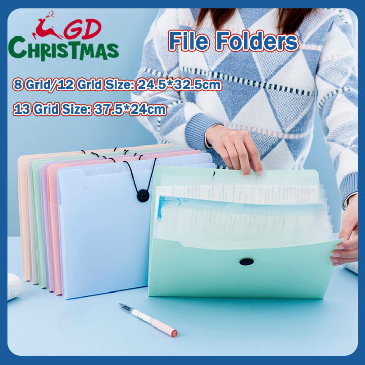 8/12/13Pockets Colorful A4 Expanding File Folder Expandable Envelope ...