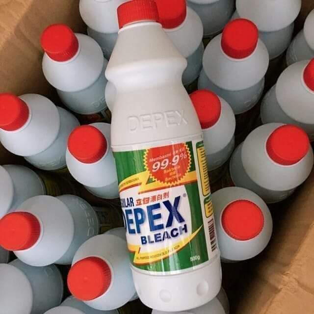 📢📢พร้อมส่ง📢📢ยกลัง24ขวด Depex น้ำยาซักผ้าขาว น้ำยาทำความสะอาด ขจัดคราบ 500 ml. | Lazada.co.th