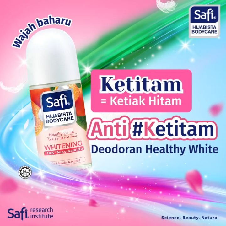 Safi Hijabista Bodycare Antibacterial Deodorant Roll On 50ml ...