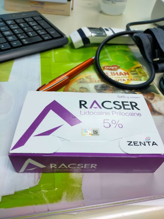 RACSER EMLA CREAM KEBAS 5g ( 1 tube sahaja) | Lazada