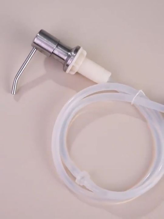Kitchen Sink Liquid Soap Dispenser Stainless Pump Extension 1Meter Tube ...