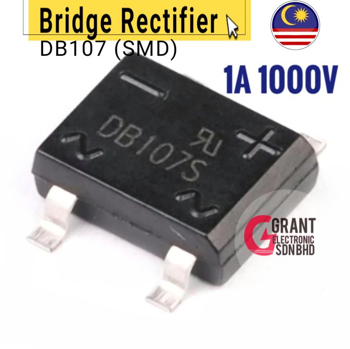Bridge Rectifier DB107 SMD Diode 1A 1000V | Lazada