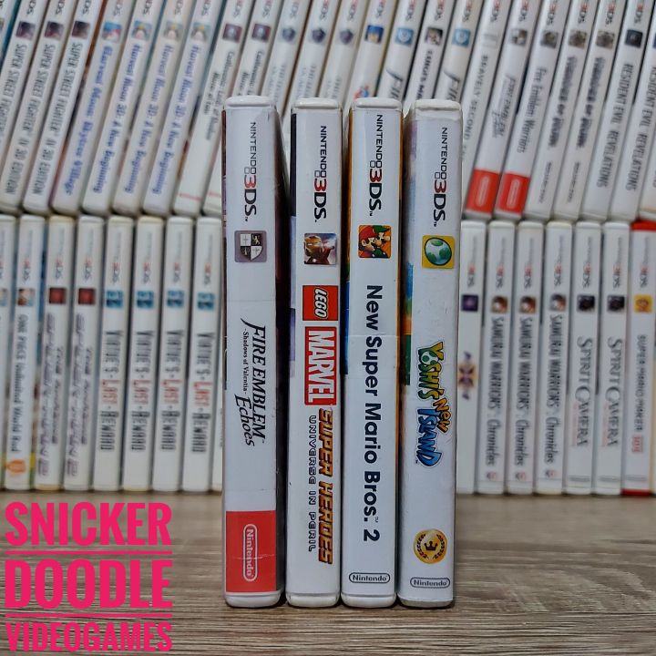 3DS Nintendo Games: Fire Emblem Echoes Shadows of Valentia•Yoshi's New ...