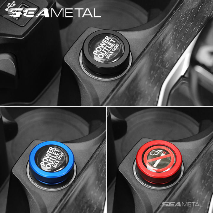 Car Lighter Plug Cover Cap Dustproof Button Decoration Shield Full ...