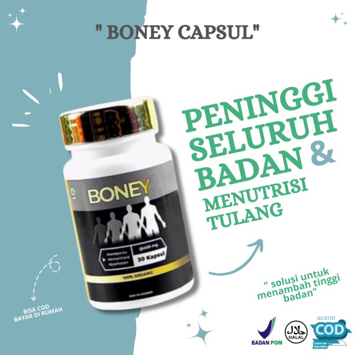 BONEY CAPSUL ORIGINAL PENAMBAH TINGGI BADAN BONEY PENINGGI SELURUH ...