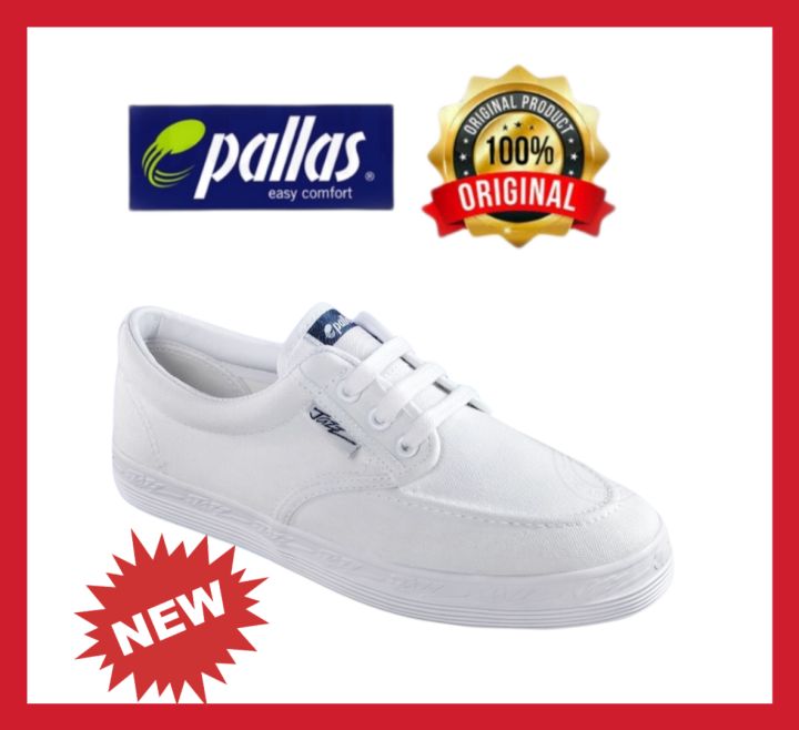 【New Arrival 】Pallas school shoe Jazz star Lo cut shoe Lace 407-001W/white school | Lazada
