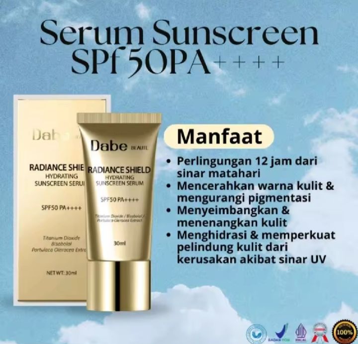 [COD] DABE BEAUTE Sunscreen Serum SPF50 PA++++ ORIGINAL | Lazada Indonesia