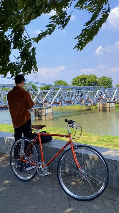Sepeda Commuter Hybrid ELEMENT TORY 700C Urban 7 Speed Roadbike Balap ...