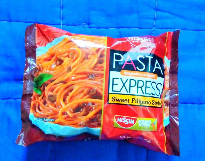 Nissin Pasta Spaghetti Express Sweet Filipino Style ( 60 g ) | Lazada ...