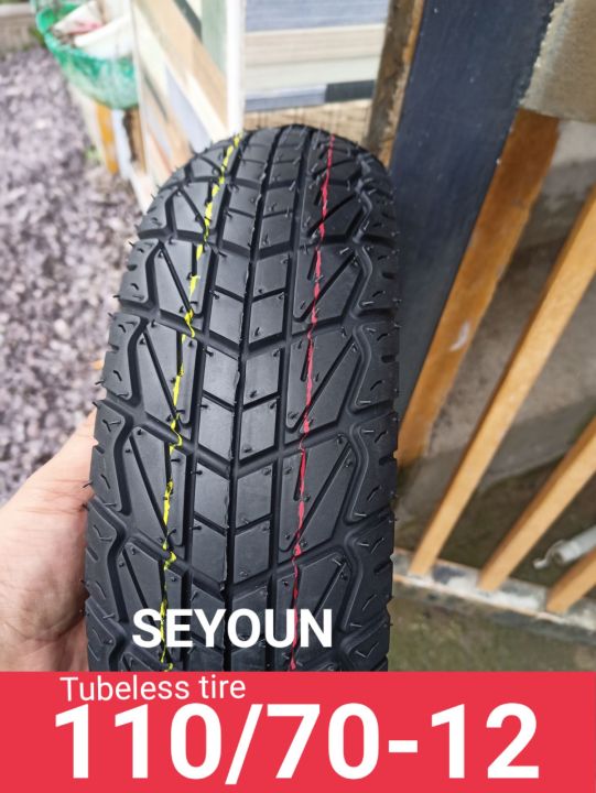110/70-12 SEYOUN TUBELESS TIRE | Lazada PH