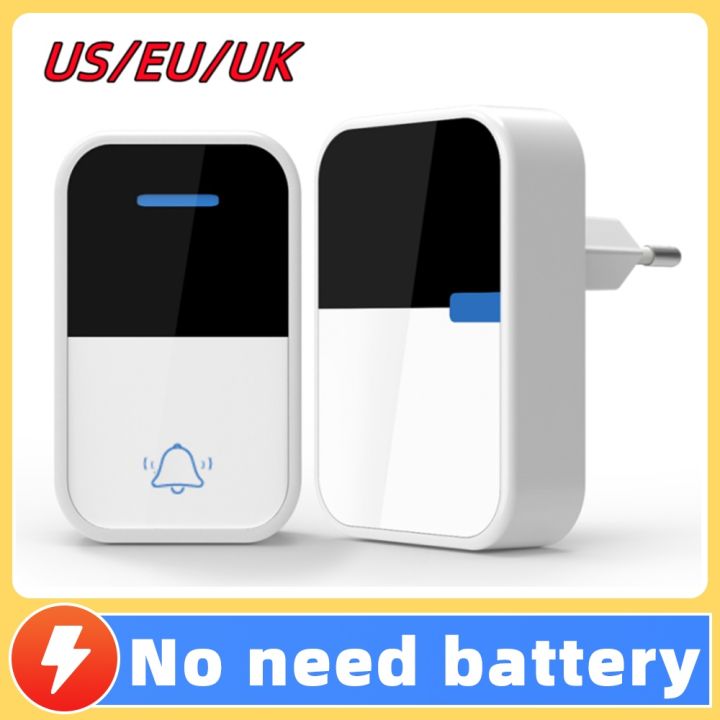 Outdoor Wireless Doorbell Waterproof Push Button No Baterry Required ...