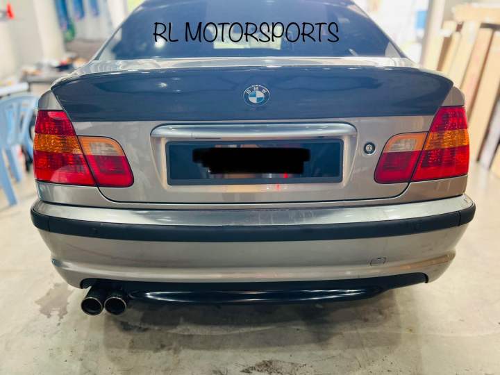 BMW e46 3 series 4D sedan csl carbon fiber fibre spoiler lip wing rear ...