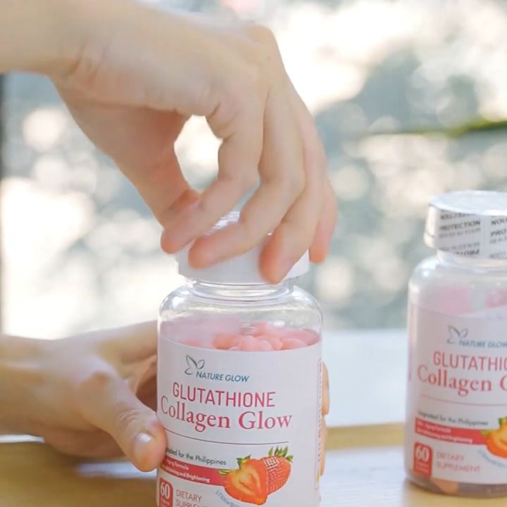 Glutathione Collagen Glow Gummies Original Anti-Aging Whitening Skin ...