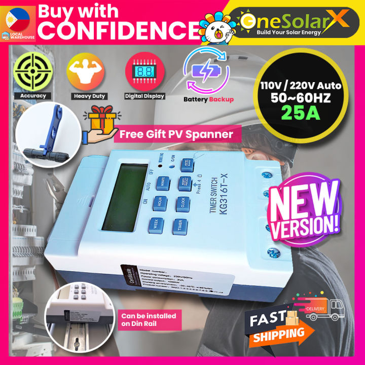 Time Control KG316T ADVANCE AC With FREEBIES / 110V-220V Auto Switch Programmable Automatic ...