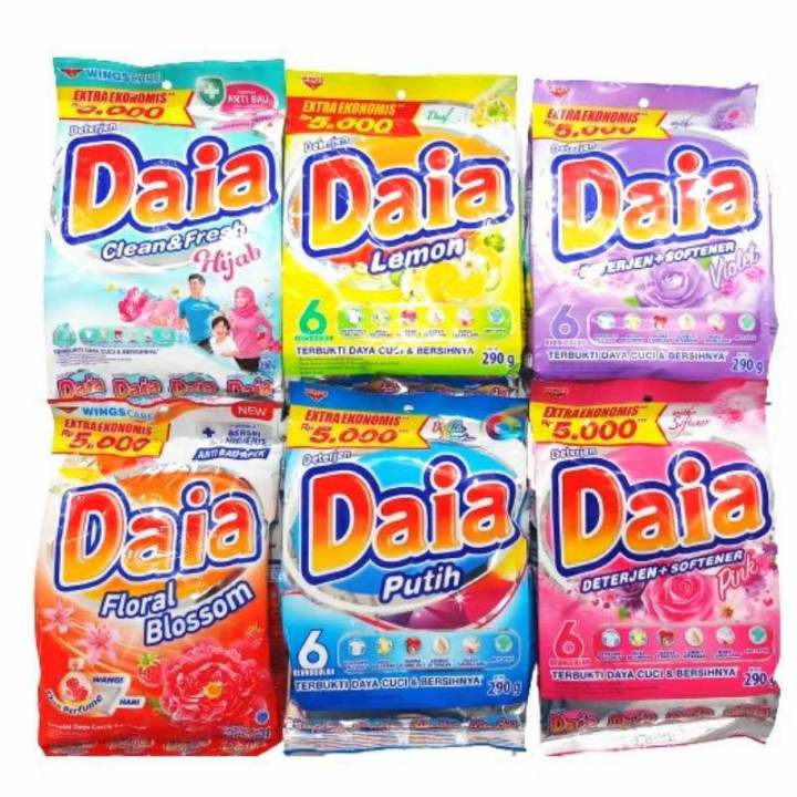 DAIA Detergent Bubuk 5000 (isi 4 pcs) | Lazada Indonesia