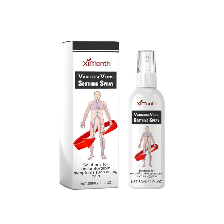 Ximonth Varicoseveins Soothing Spray 30ml Eliminate Edema Nerve Legs ...