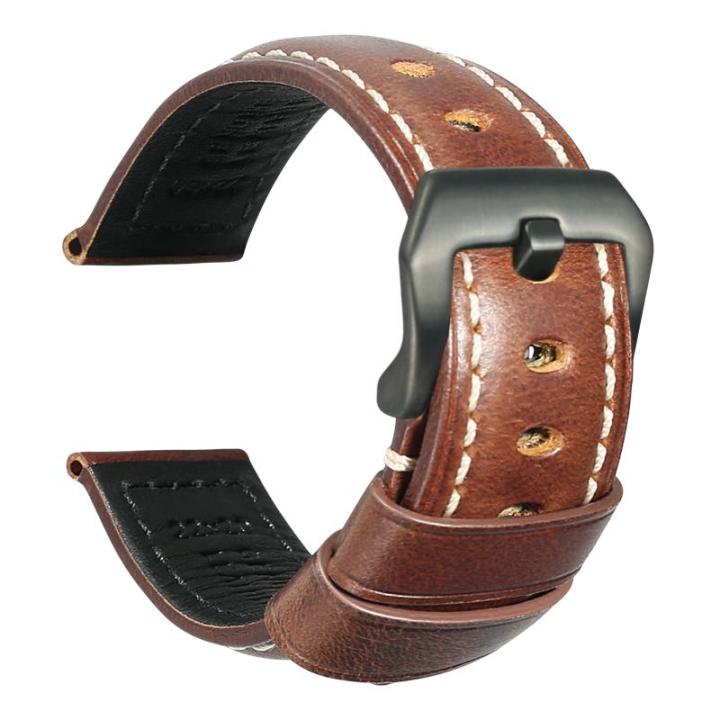 Handmade Vintage Oiled Leather Watch Band for Men | Lazada Singapore