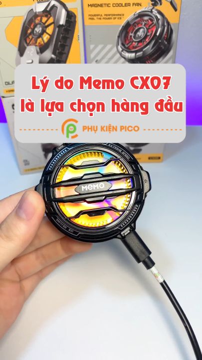 Quạt tản nhiệt điện thoại sò lạnh từ tính X65 / X12 Plus / Memo CX07 ...