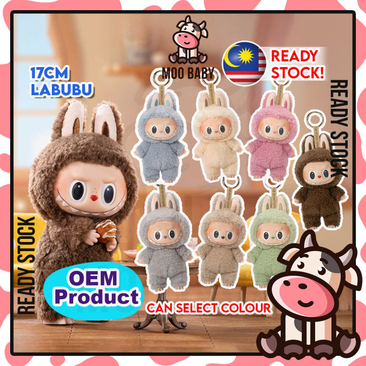 ⭐Moo Baby OEM Labubu Murah Labubu Doll Murah Labubu V1 Labubu Keychain ...