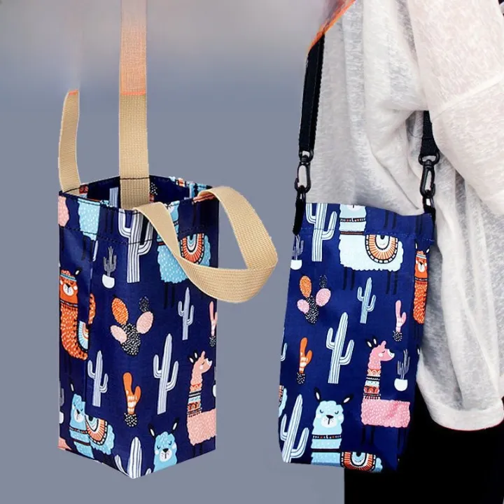 Large Capacity Cup Holder Handbag Slung Water Cup Insulation Bag ...