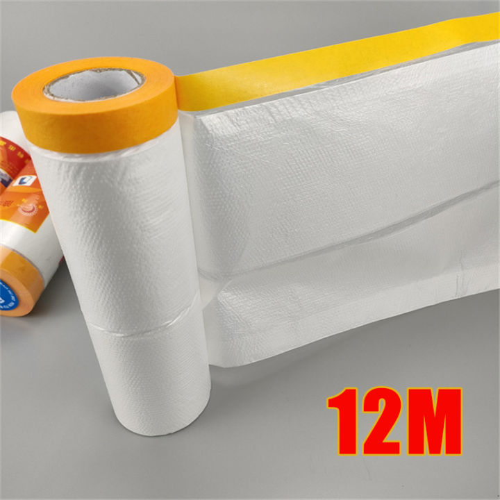 Pre Taped Masking Film Painters Plastic Sheeting Film Tape Car Paint ...
