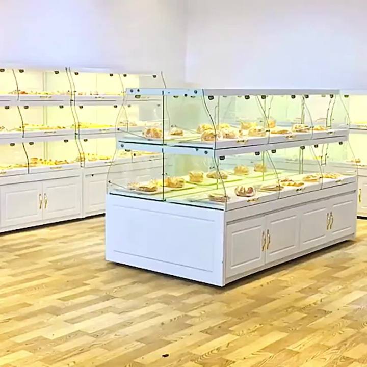 Drawer Bread Counter Display Cabinet Side Cabinet Cake Show Case Bread ...