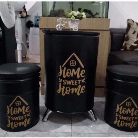 kursi tong home sweet home | Lazada Indonesia