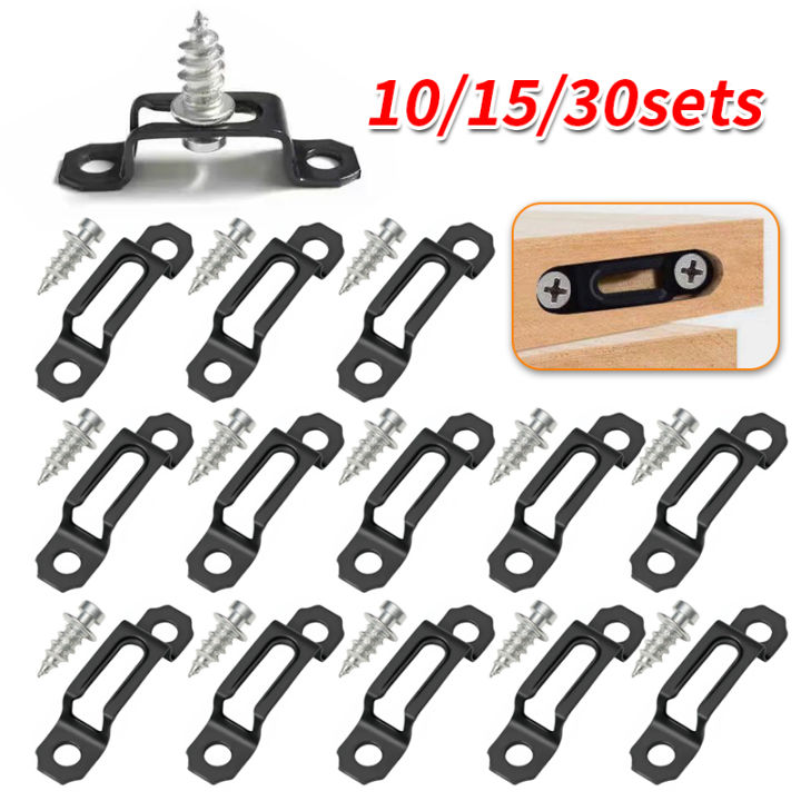 10/15/30sets hidden sliding buckle, wardrobe cabinet board connector ...