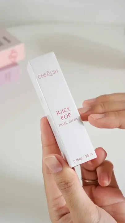 CHERISH Juicy Pop Filler Gloss ลิปกลอส ปากฉํ่า อิ่มฟู | Lazada.co.th