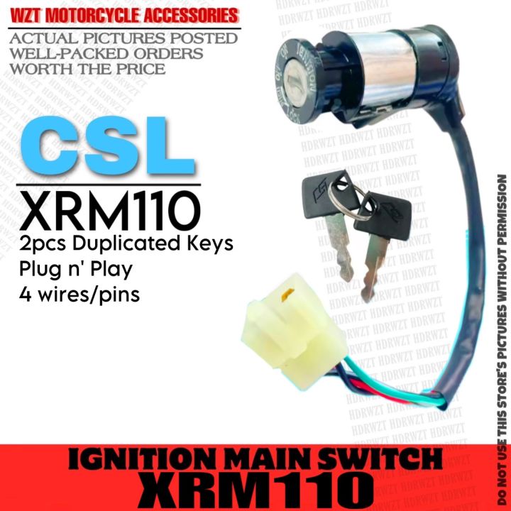 HONDA XRM110 / XRM 110 Ignition Main Switch for Motorcycle Accessories ...