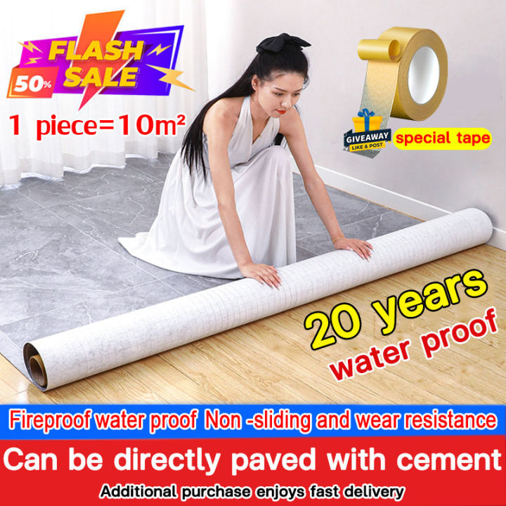 Play for 15 years 3D vinyl Floor sticker (1 sheet=10㎡) self adhesive ...