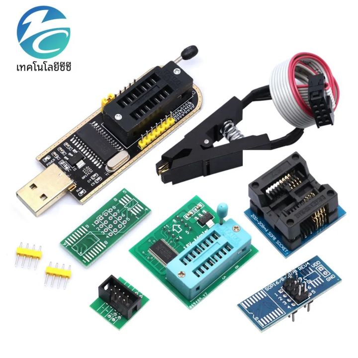 Original CH341A 24 25 Series EEPROM Flash BIOS โปรแกรมเมอร์ USB โมดูล ...