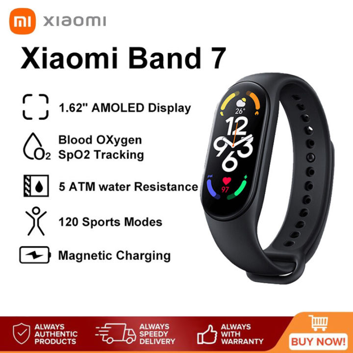 Xiaomi Watch Band 7 Smart Wristband AMOLED Color Screen With Magnetic ...