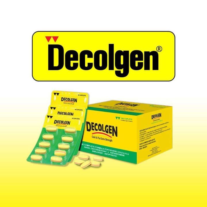 DECOLGEN TABLETS (Green) | Lazada