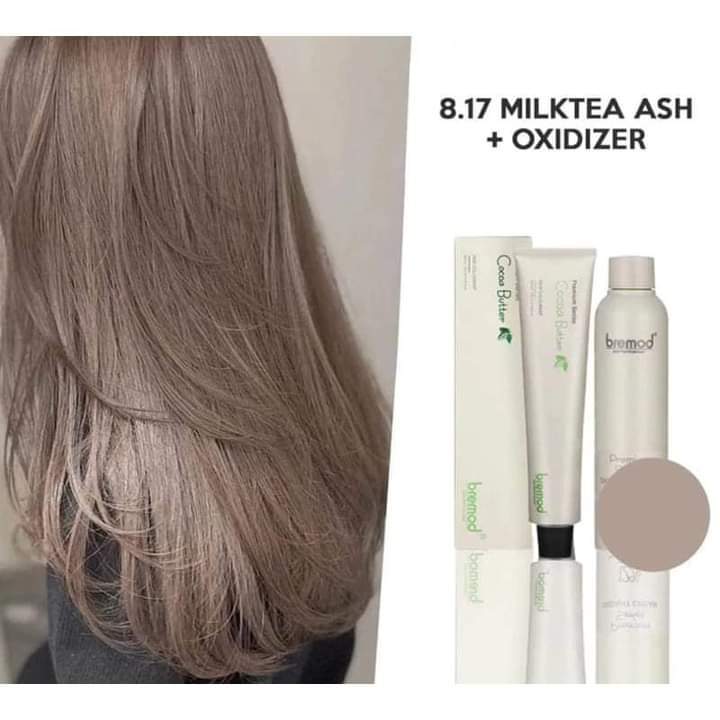 Milk Tea Ash With Oxider 100ml Bremod Hair Color | Lazada PH