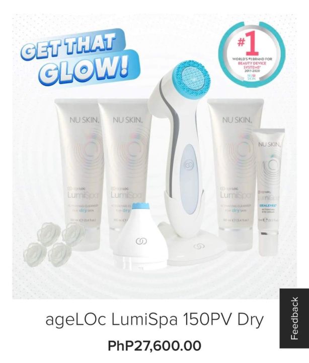 [GLOW SET] AgeLOc LumiSpa 150PV Dry | Lazada PH