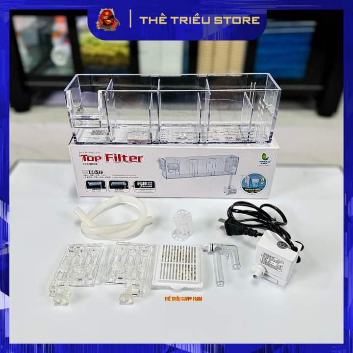 Lọc tràn trên bể cá Jeneca GD-15, GD-16, GD-17, GD-18, GD-19. Lọc tràn ...