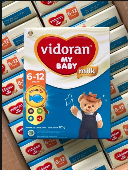 vidoran usia 6-12 bulan.isi 12 box.1 box isi 125gram exp MARET 2025 ...