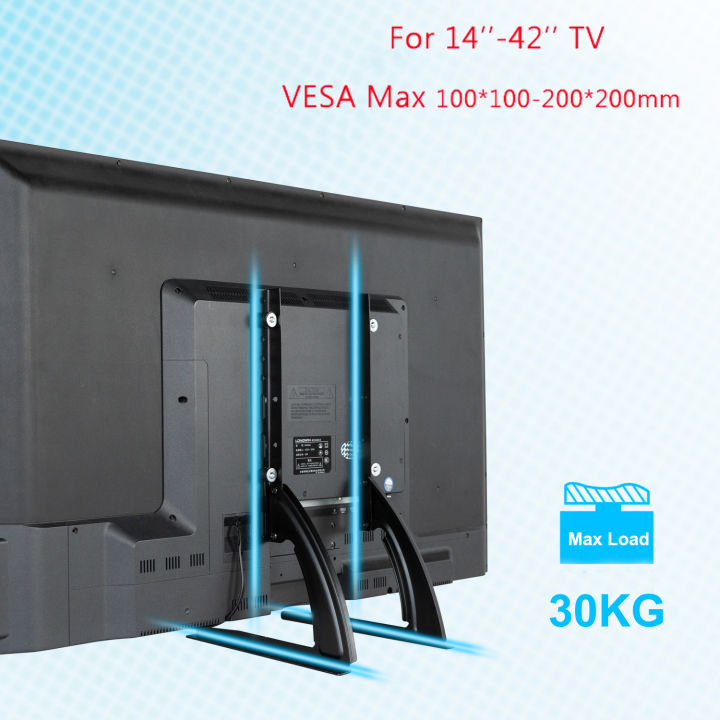 Universal TV Stand Legs TV Feet for LCD/LED/OLED/Plasma TVs, Table Top ...