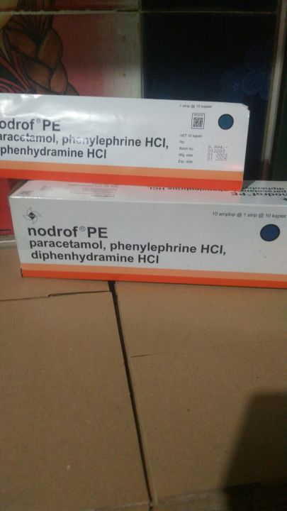 nodrof FE 10 kaplet obat flu, demam, sakit kepala dan bersin-bersin ...
