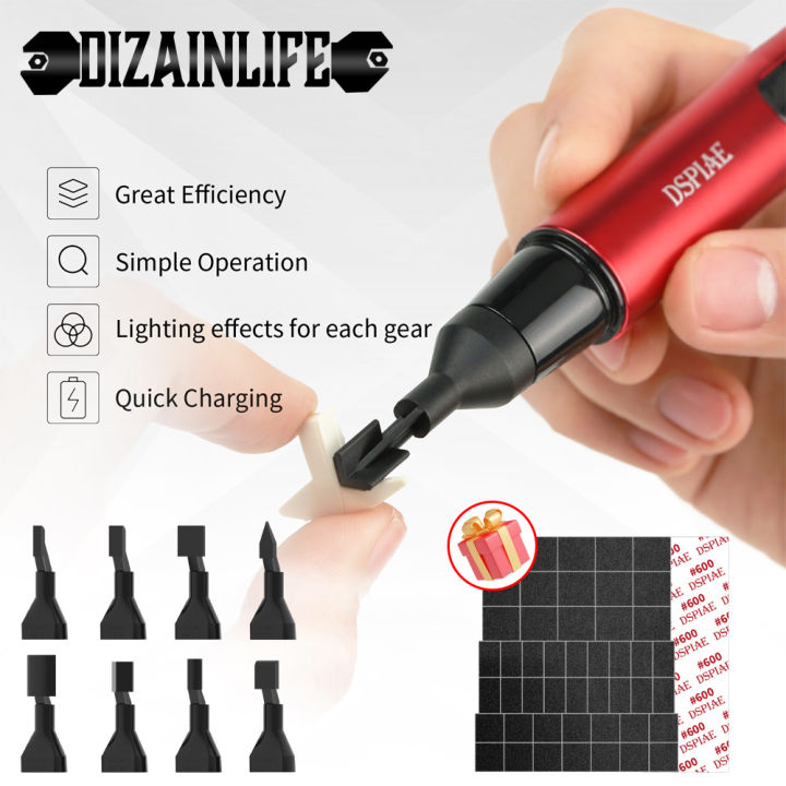 DSPIAE ES-A Reciprocating Sander DIY Electric USB Charge Grinding Pen ...