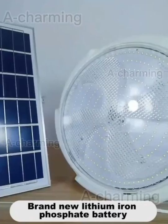 Original Solar light with solar panel 1000W indoor outdoor waterproof ...