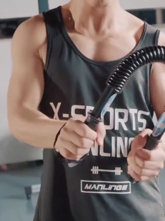 【Ready Stock】Power Twister Spring Bar Resistance Bar Bend Bar Chest Arm ...