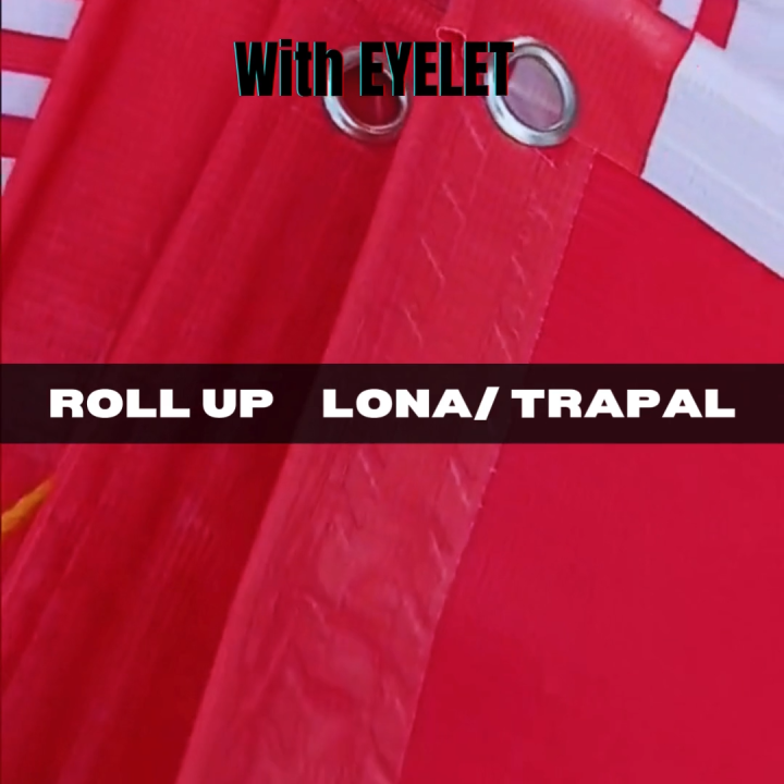 4X4 4X5 4X6 4X7 4X8 4X9 4X10 FEET LONA TRAPAL ROLL UP STRIPE WITH ROPE ...