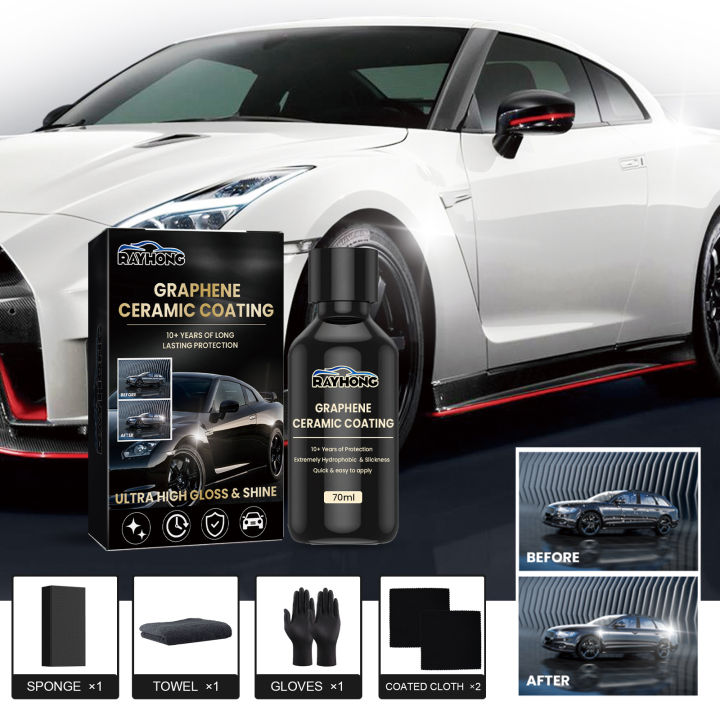 Rayhong Graphene Ceramic Coating for Cars Hydrophobic Crystal Film ...