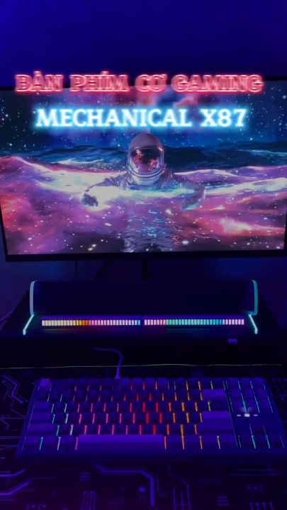 Bàn Phím Cơ Led Gaming Ziyou X87 GASKET 25 Chế Độ Nháy Cực Đẹp Phím cơ Gõ Click Có Lót Foam ...